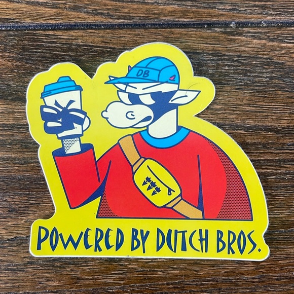 Dutch Bros | Design | Dutch Bros Sticker Powered By Dutch Bros | Poshmark